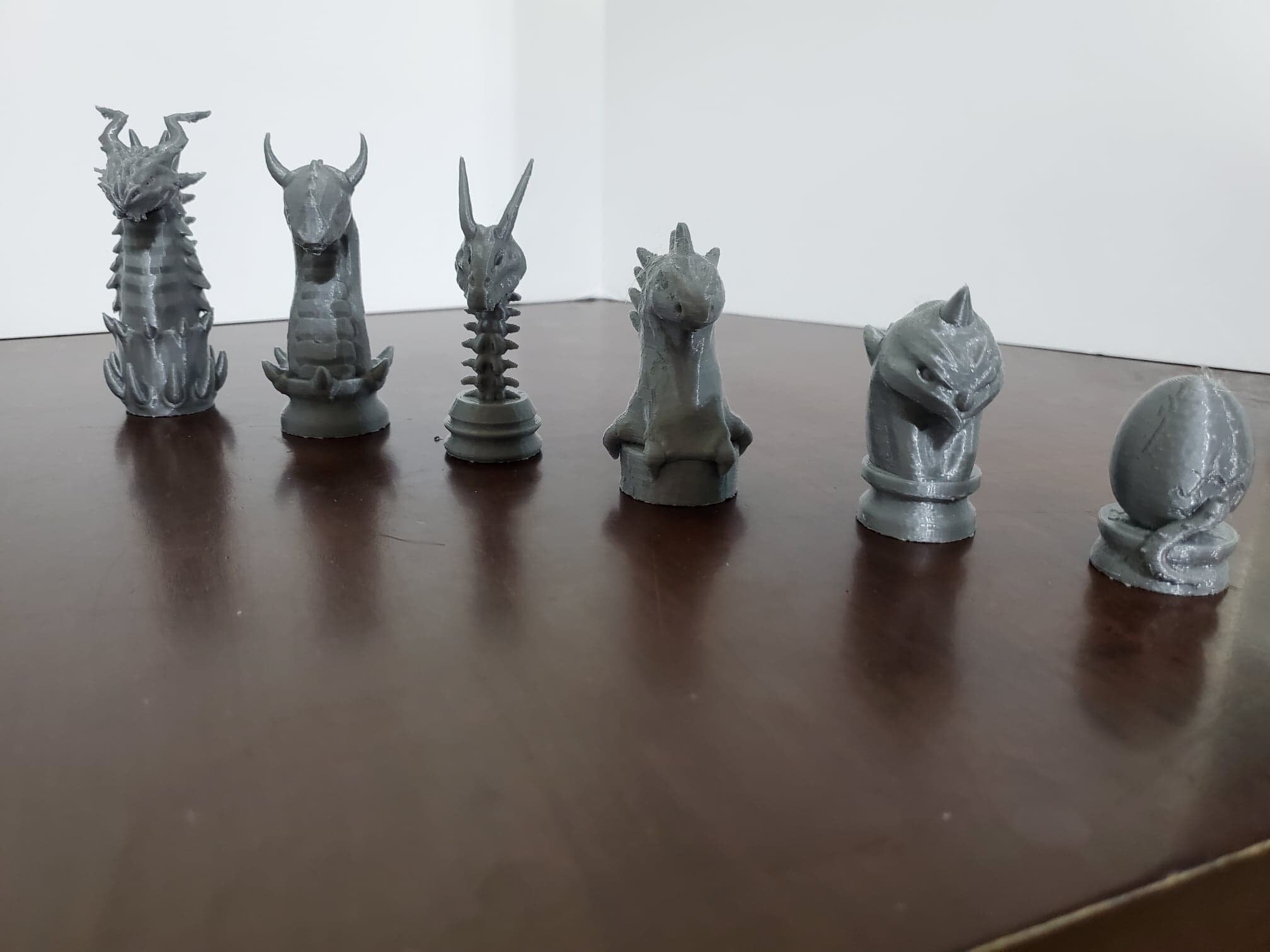 Dragon Chess Piece Set - Etsy