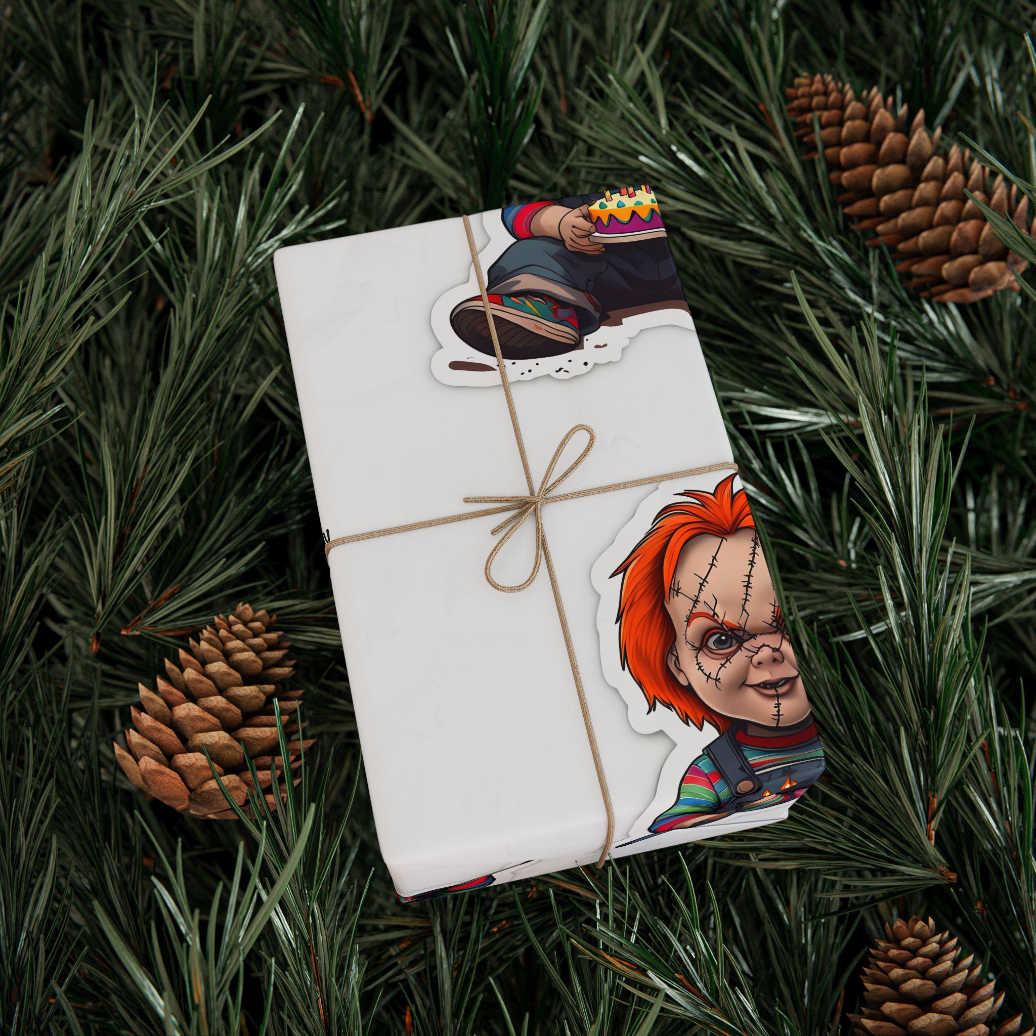Chucky Custom Birthday Wrapping Paper - Gift Wrap, Present Supply ...