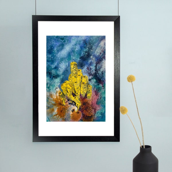 Coral Sponge Painting - Etsy