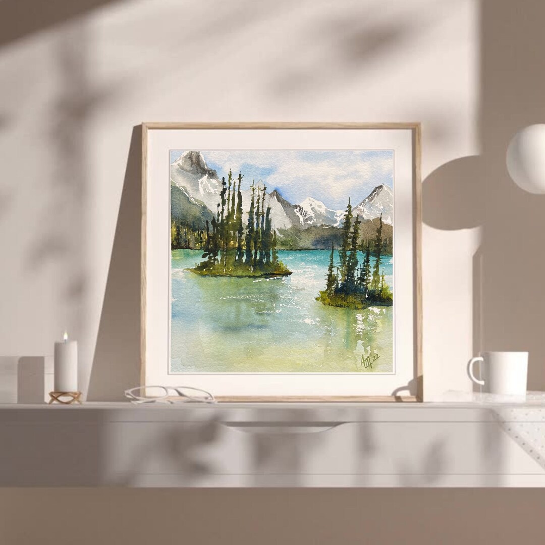 Spirit Island- Hand-painted, One of a Kind, Original Watercolor ...