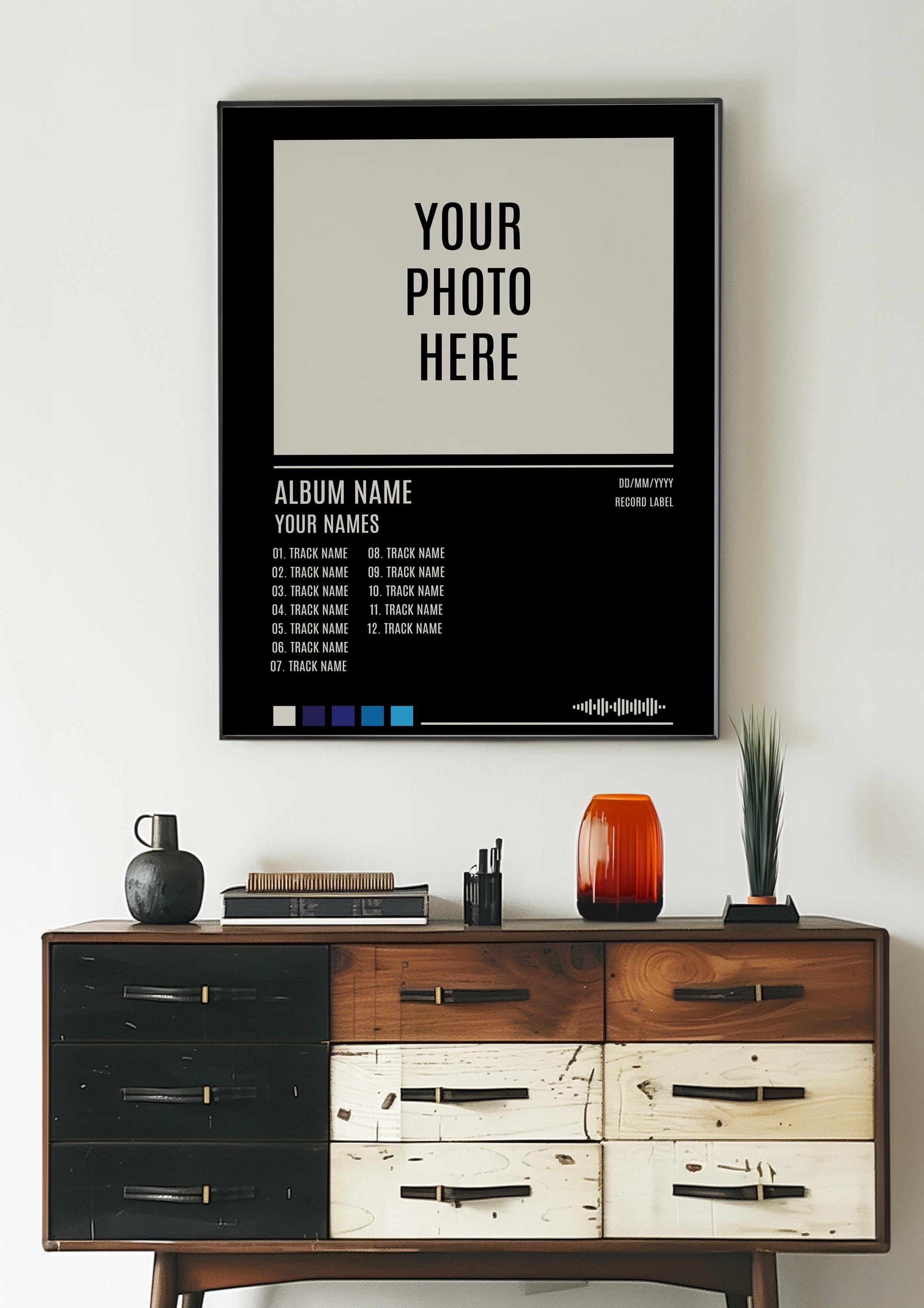 Custom Album Cover Print, Create Your Own Album, Couple or Friend ...