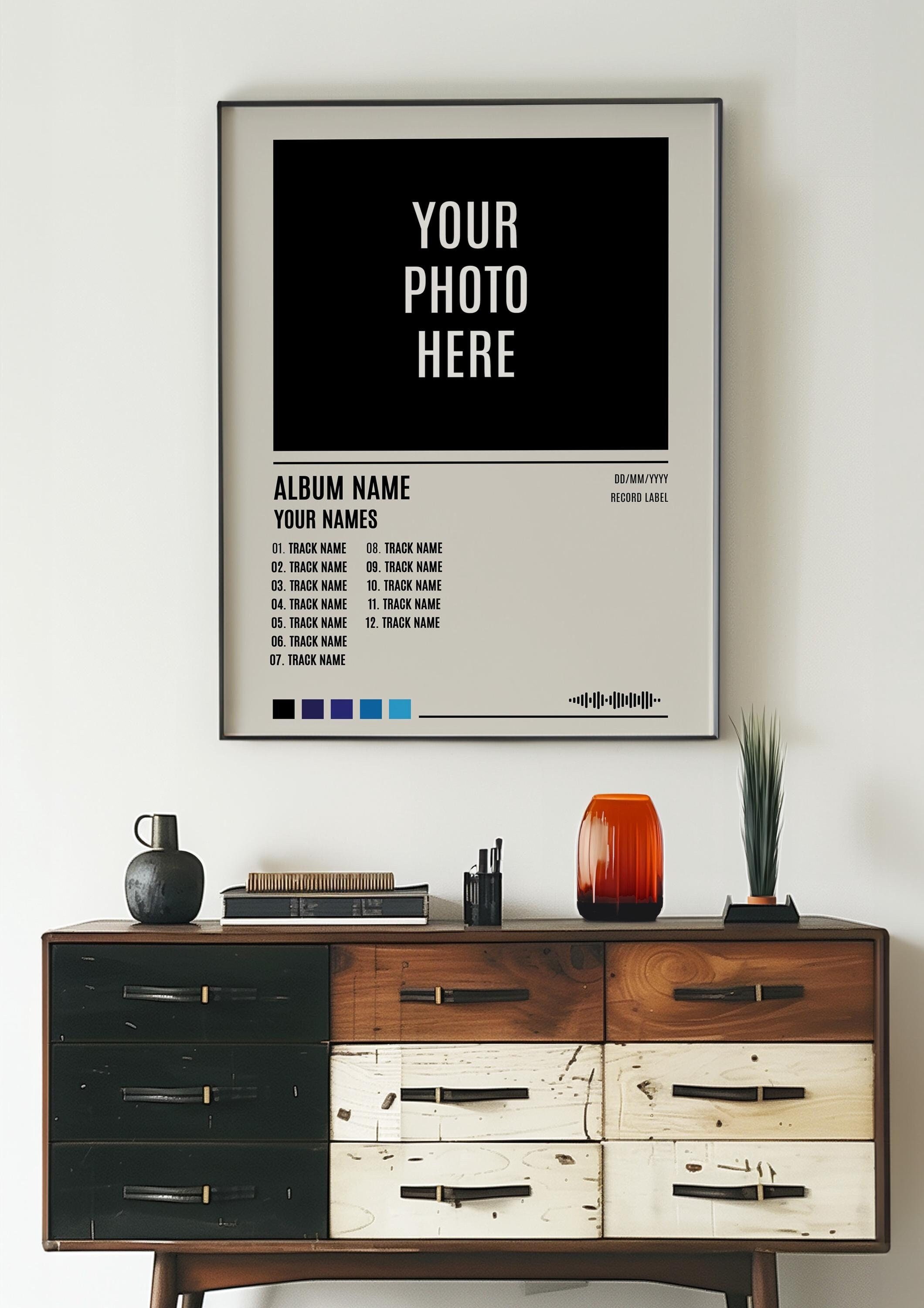 Custom Album Cover Print, Create Your Own Album, Couple or Friend ...