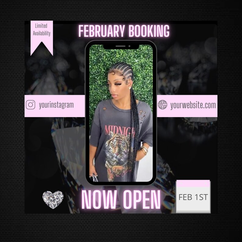 Bookings Now Open Flyer, Monthly Bookings Now Open Flyer, February ...
