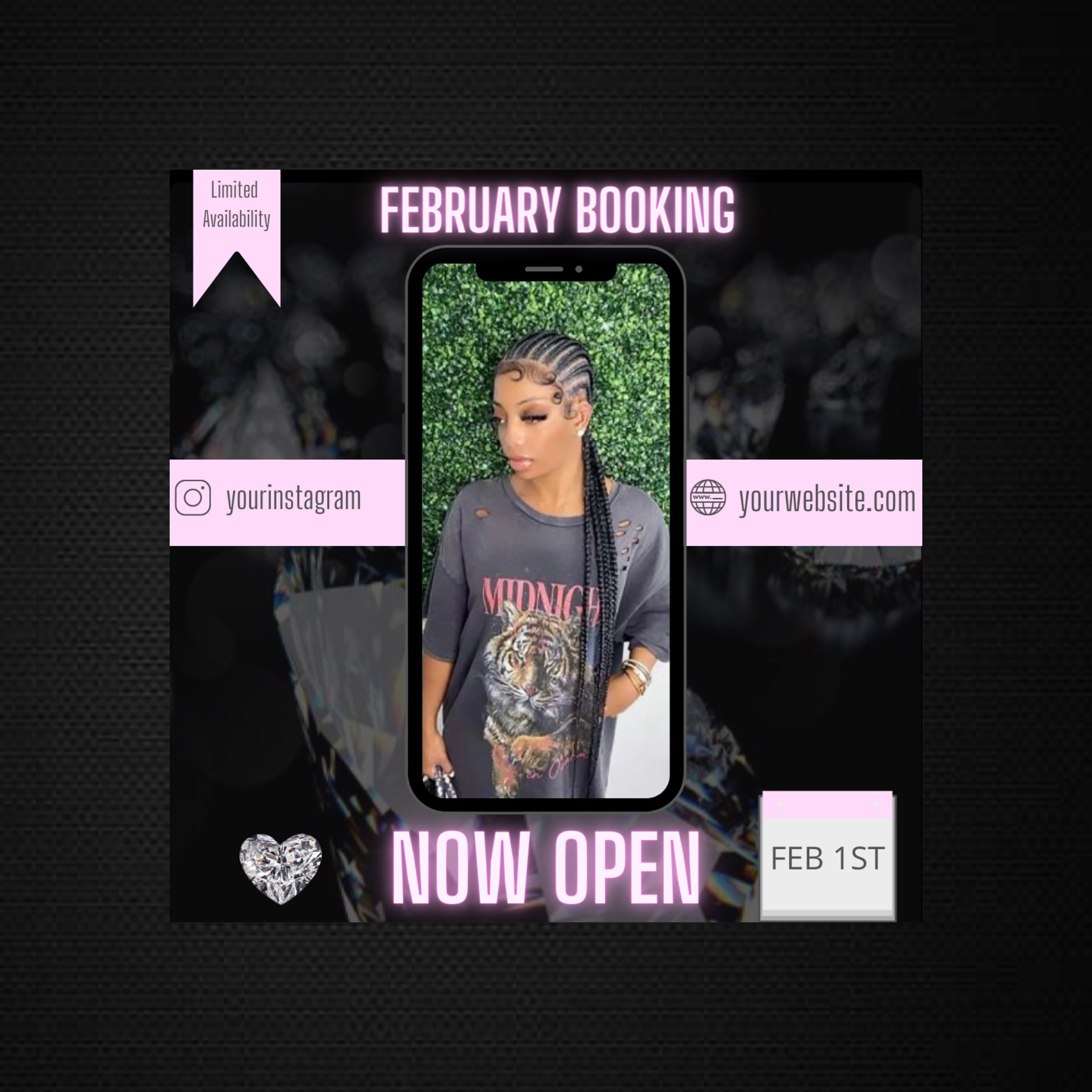 Bookings Now Open Flyer, Monthly Bookings Now Open Flyer, February ...
