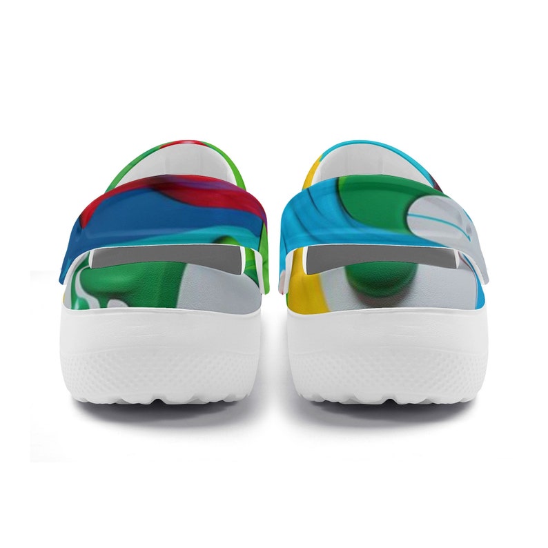 Colorful Croc Style Shoes - Etsy