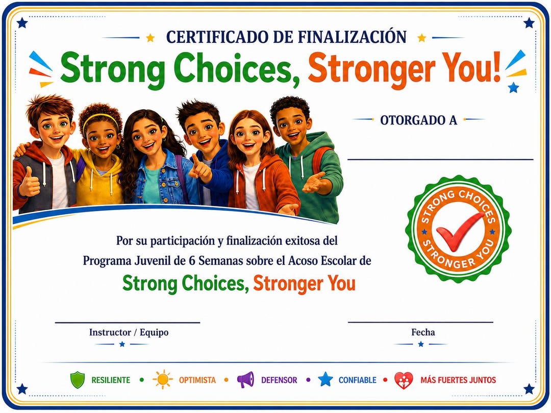SEL Bullying Prevention Program | 6-week Spanish Curriculum (digital ...