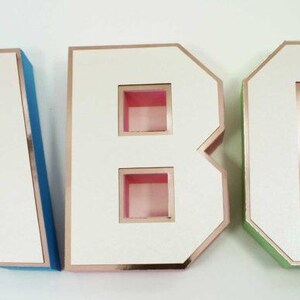 3D Letters and Numbers Template - Etsy