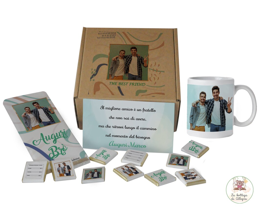 Gift Box for Your BEST FRIEND or for Your BROTHER With Mugs - Etsy