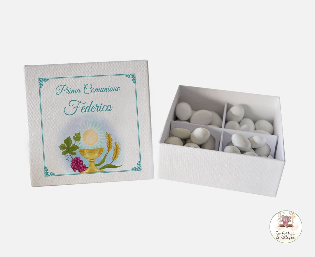 Personalized FIRST COMMUNION Boxes for Confetti for Various Events ...