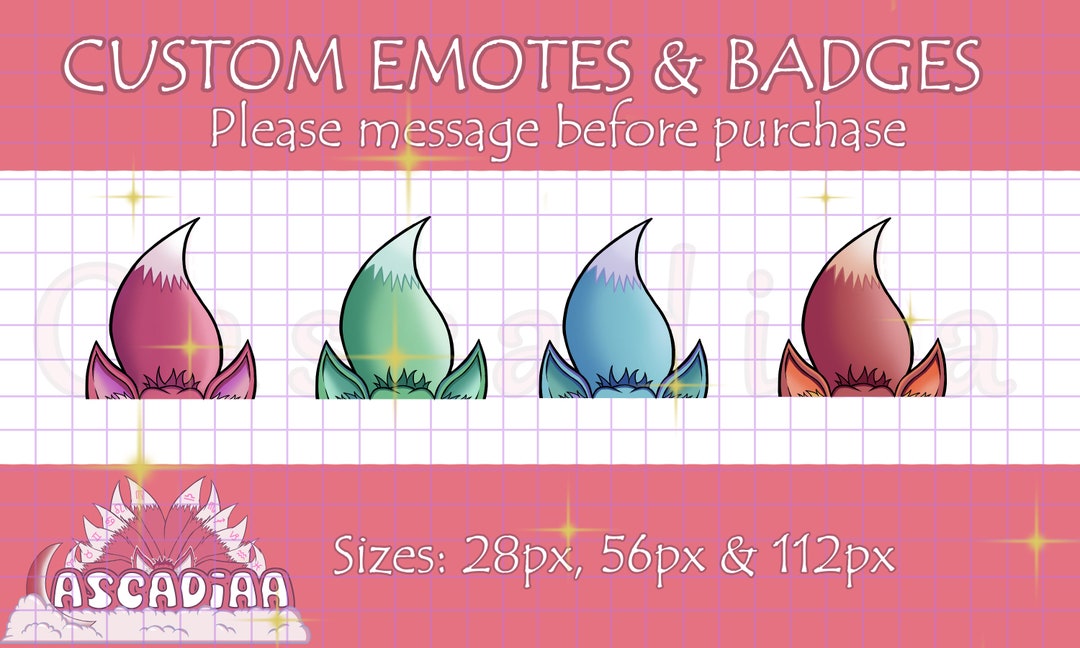 CUSTOM Emotes for Twitch and Discord - Etsy