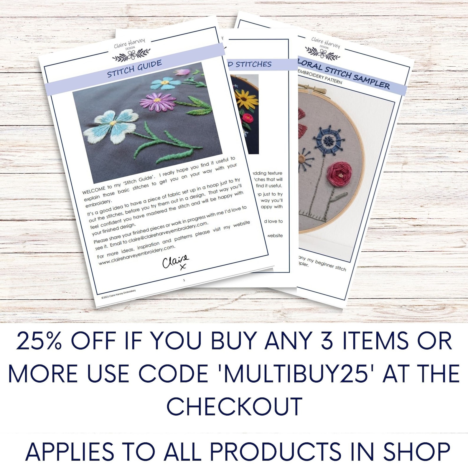 Stitch Guide Raised Embroidery Stitches PDF Instant Digital Download ...