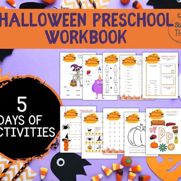 Preschool Workbook - Etsy