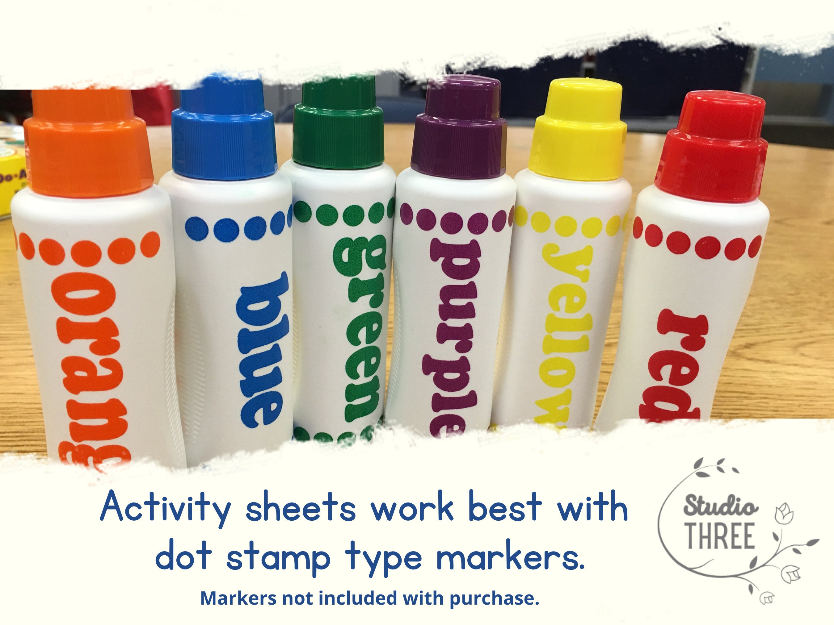 Counting Dot Marker Activity Pages Preschool Activity Do-a-dot Fine ...