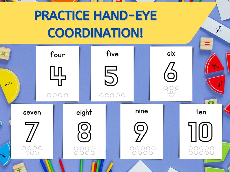 Counting Dot Marker Activity Pages Preschool Activity Do-a-dot Fine ...