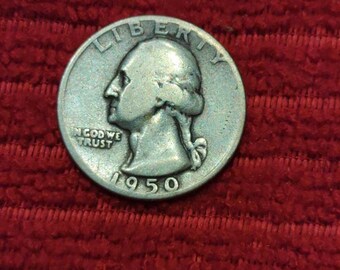 1950-S Washington Silver Quarter Circulated Condition San - Etsy