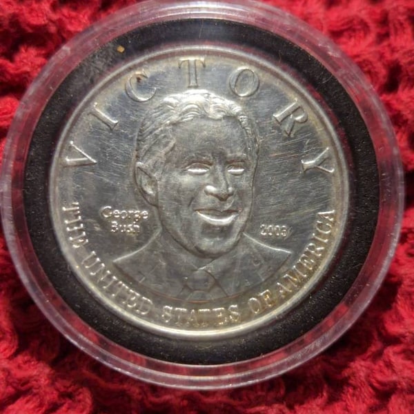 George Bush Victory Coin - Etsy
