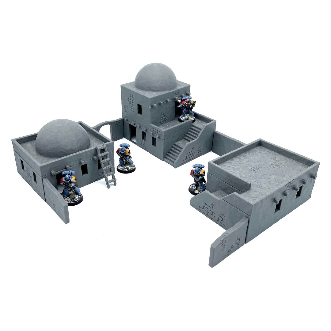 Arabic Style Desert Village Compound Terrain Wargaming World War 2 WW2 ...
