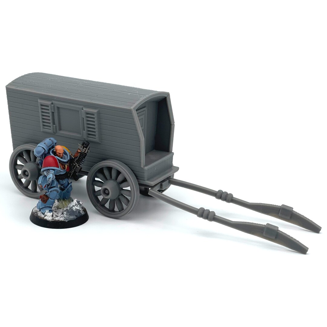 Medieval Stage Coach Carriage Market Trader 28mm Tabletop Wargaming ...