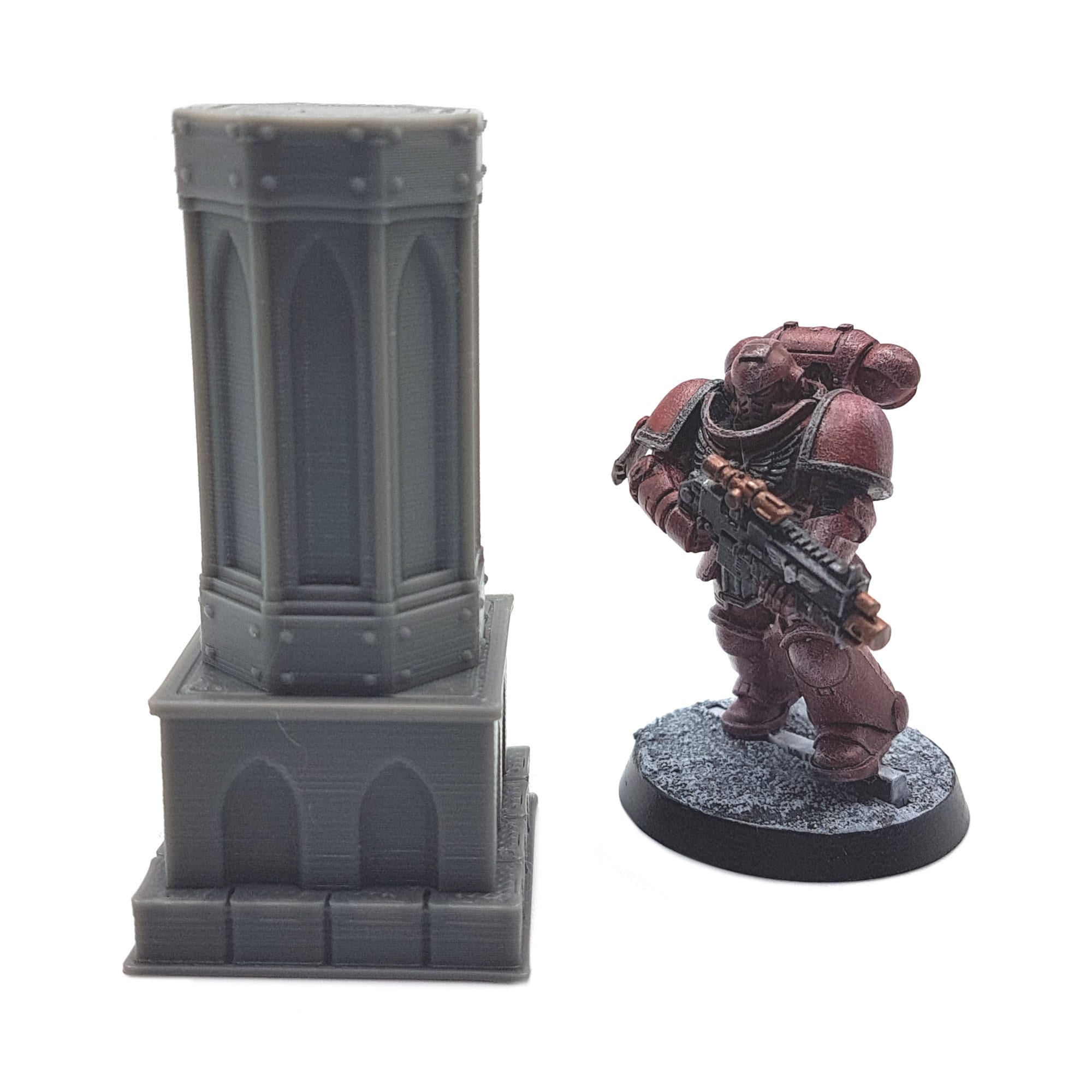Statue Plinth Display 28mm Gothic Industrial War Scenery Tabletop ...