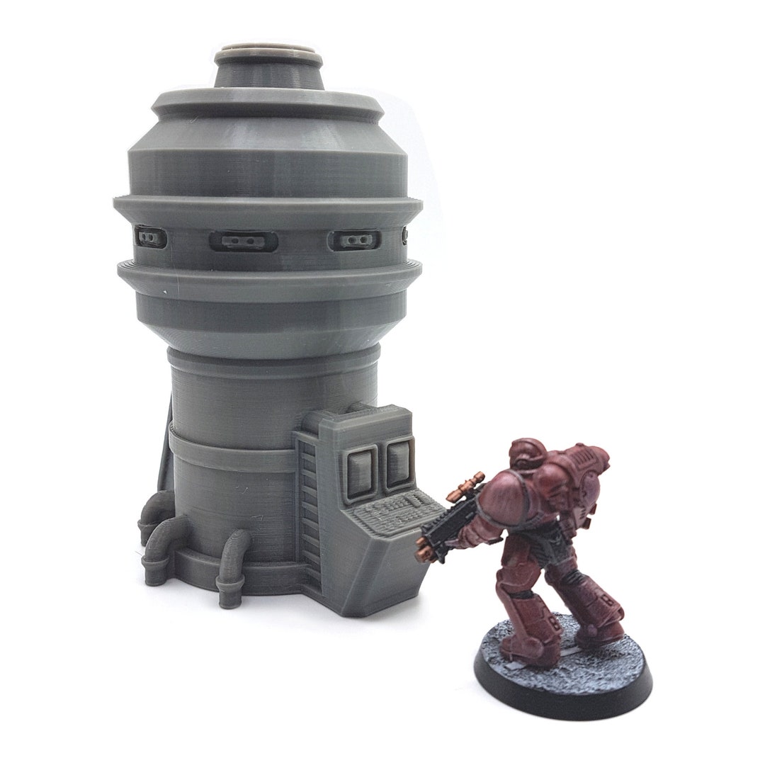 Fuel Storage Tank 28mm Gothic Industrial War Scenery Tabletop Miniature ...