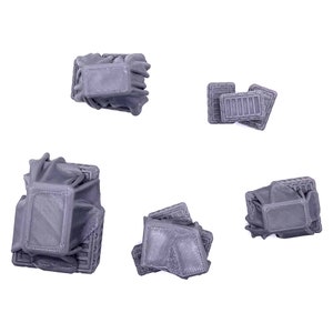 Weapon Ammo Storage Pile WW2 WW1 Crates 28mm Scatter Terrain Scenery ...