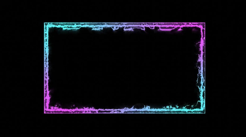 Neon Triangle Animated Overlay Twitch Overlay Scenes Online Alerts Neon ...