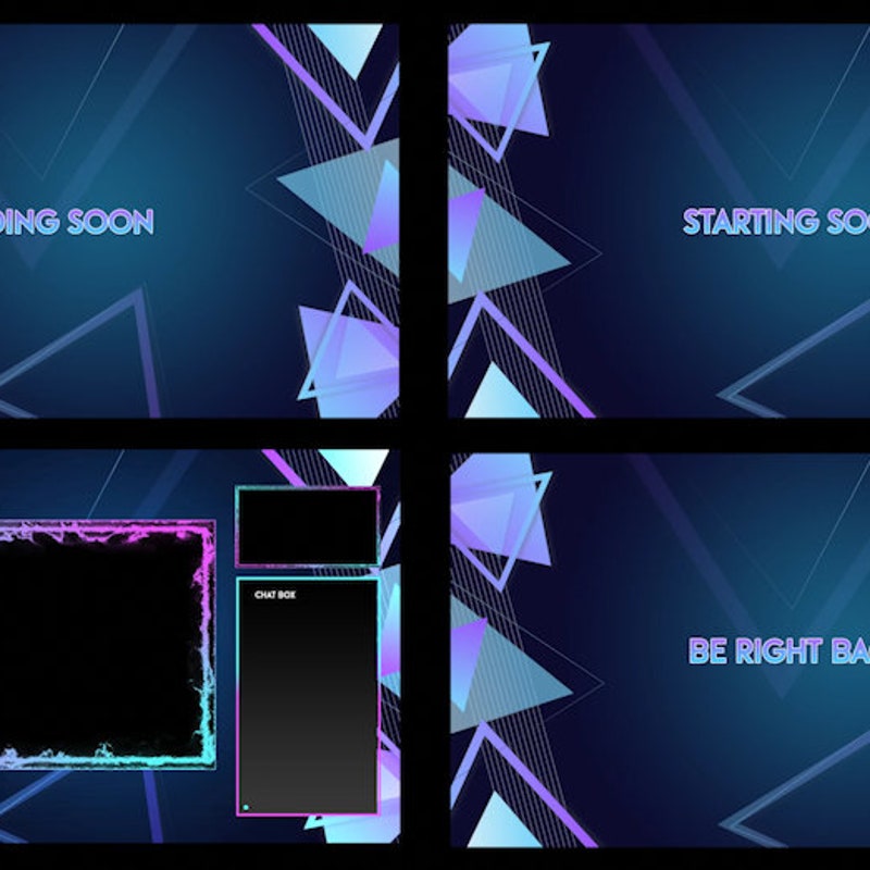 Neon Triangle - Etsy