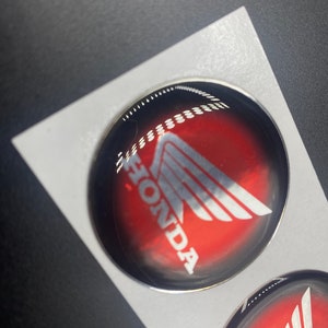 Honda 3D Epoxy Domed Sticker Emblem - Etsy