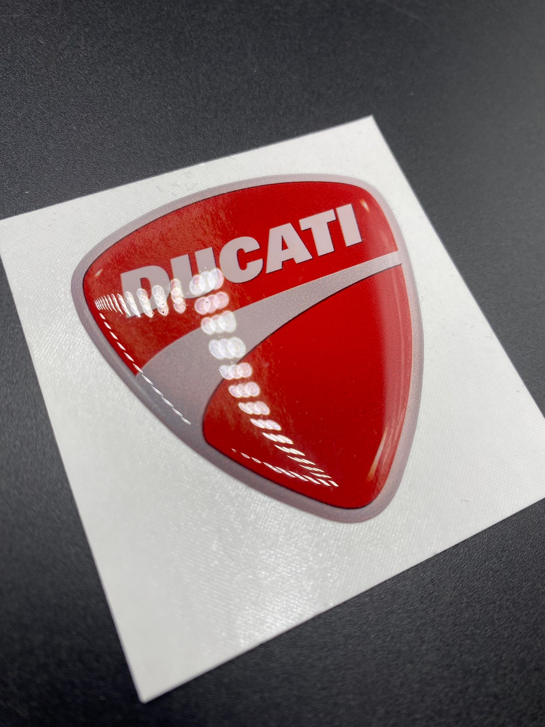 Ducati 3D Epoxy Domed Sticker Emblem - Etsy