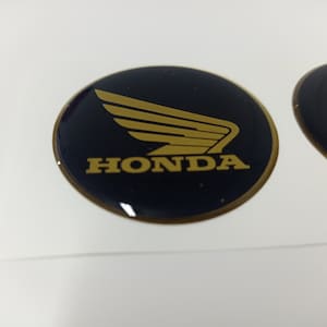 Honda 3D Epoxy Domed Sticker Emblem - Etsy