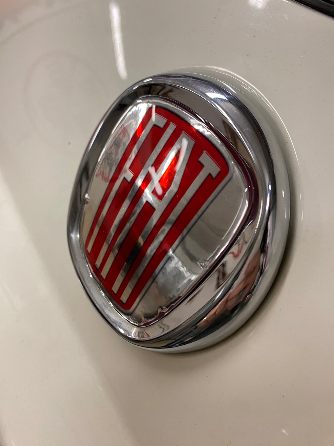 FIAT 500 BADGE Emblem Frieze Model Fiat 500 Vintage '57 3D Sticker ...