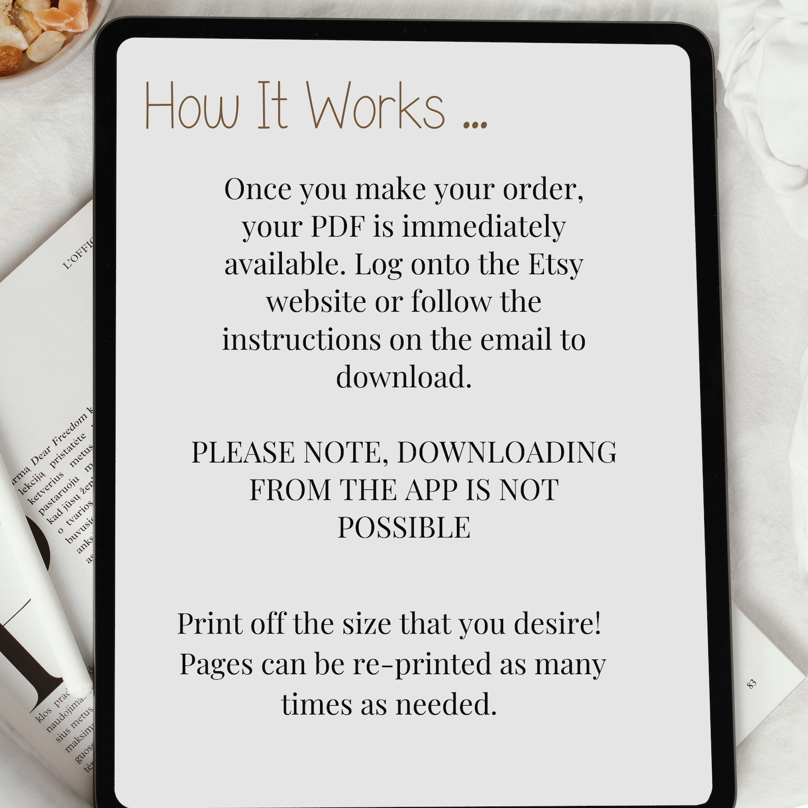 CROCHET ORDER Form Printable Crochet Business Order Form Crochet Small Business Help for Crochet ...