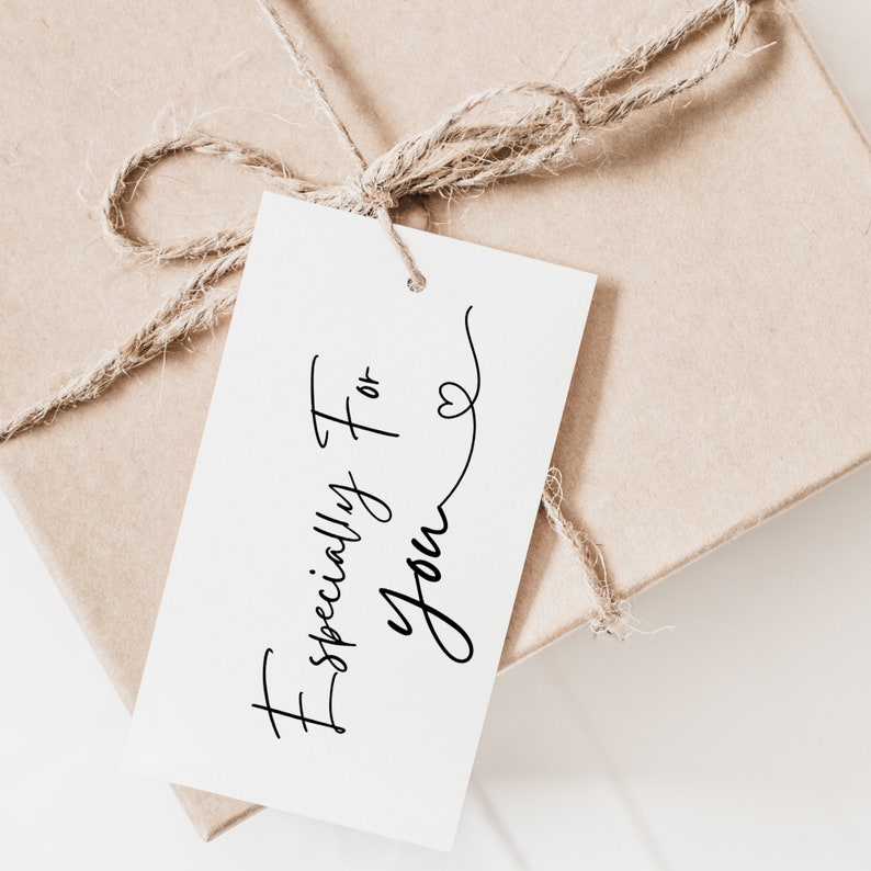 PRINTABLE Gift Tags Calligraphy Labels Print at Home Minimalist Gift ...