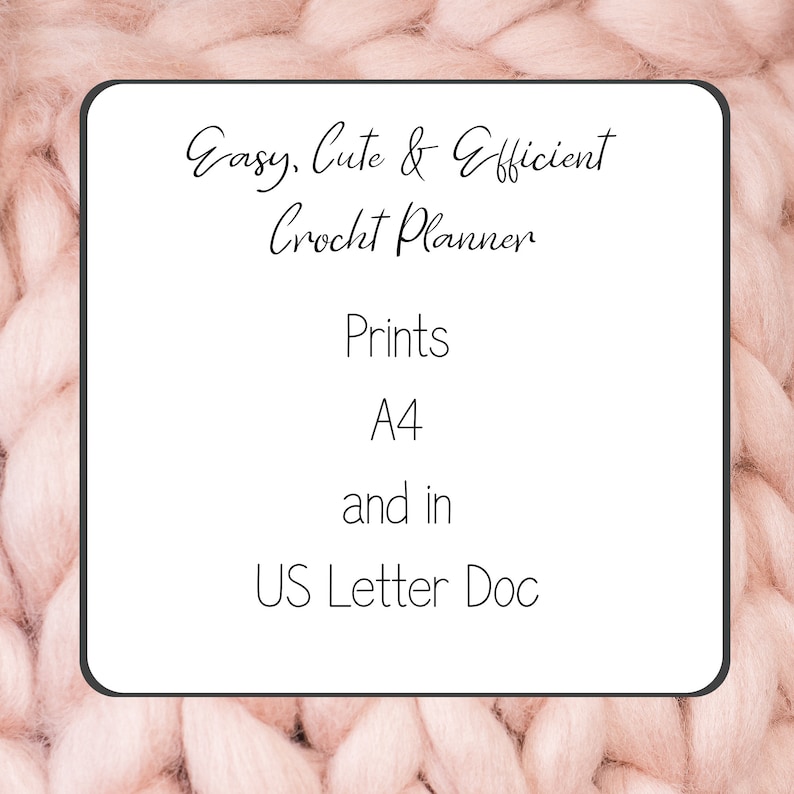 CROCHET ORDER Form Printable Crochet Business Order Form Crochet Small ...