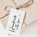 PRINTABLE Gift Tags Calligraphy Labels Print at Home Minimalist Gift ...