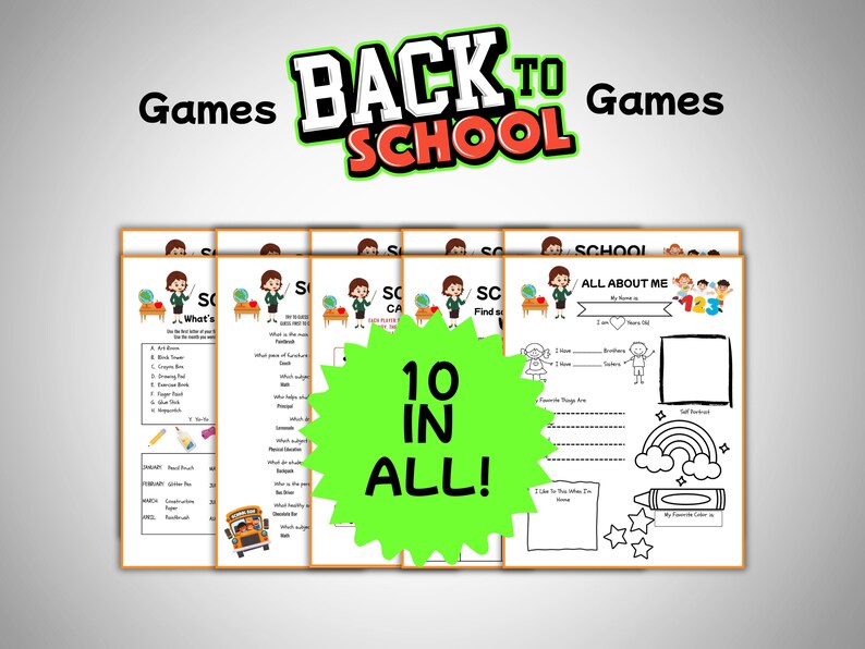 Back to School Games Icebreaker Game Classroom Bingo Back to School ...