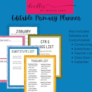 Editable and Customizable Primary Planner, LDS Primary, Primary Binder ...