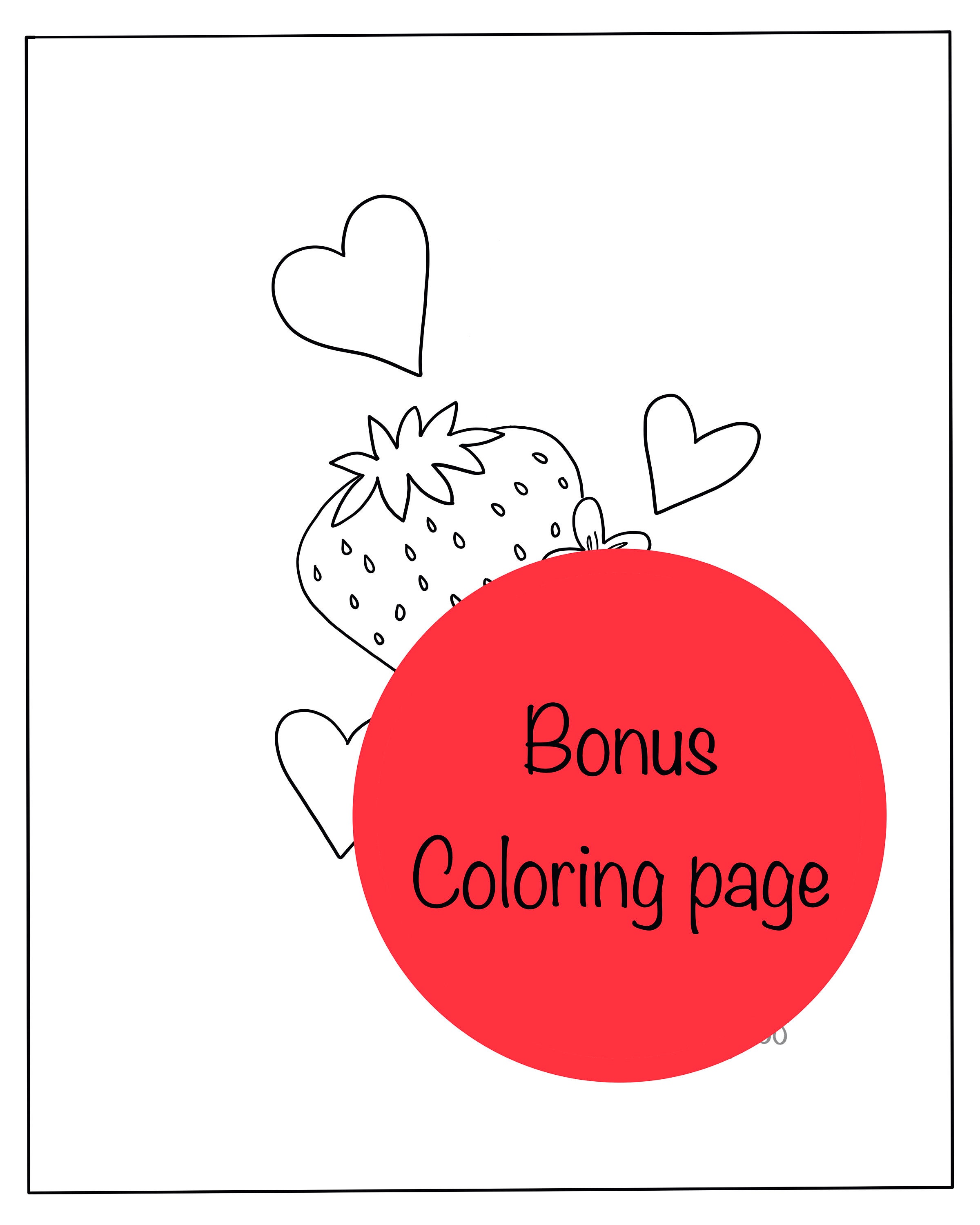 Valentine Coloring Poster Printable - Etsy