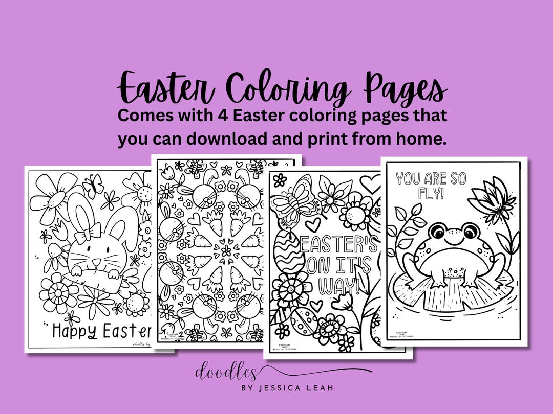 Printable Easter and Spring Coloring Pages | Sunday Color Pages ...