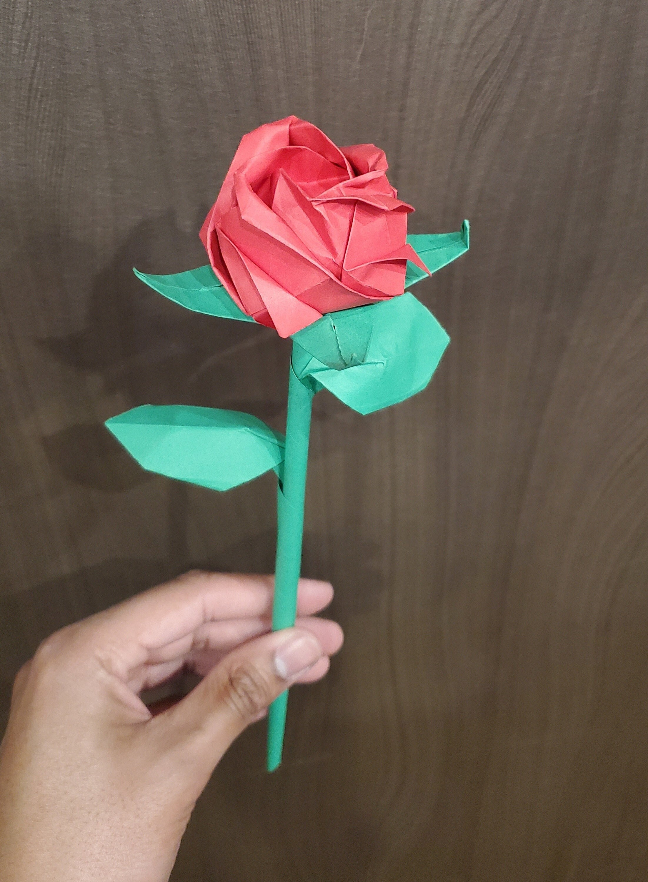Origami Rose - Etsy
