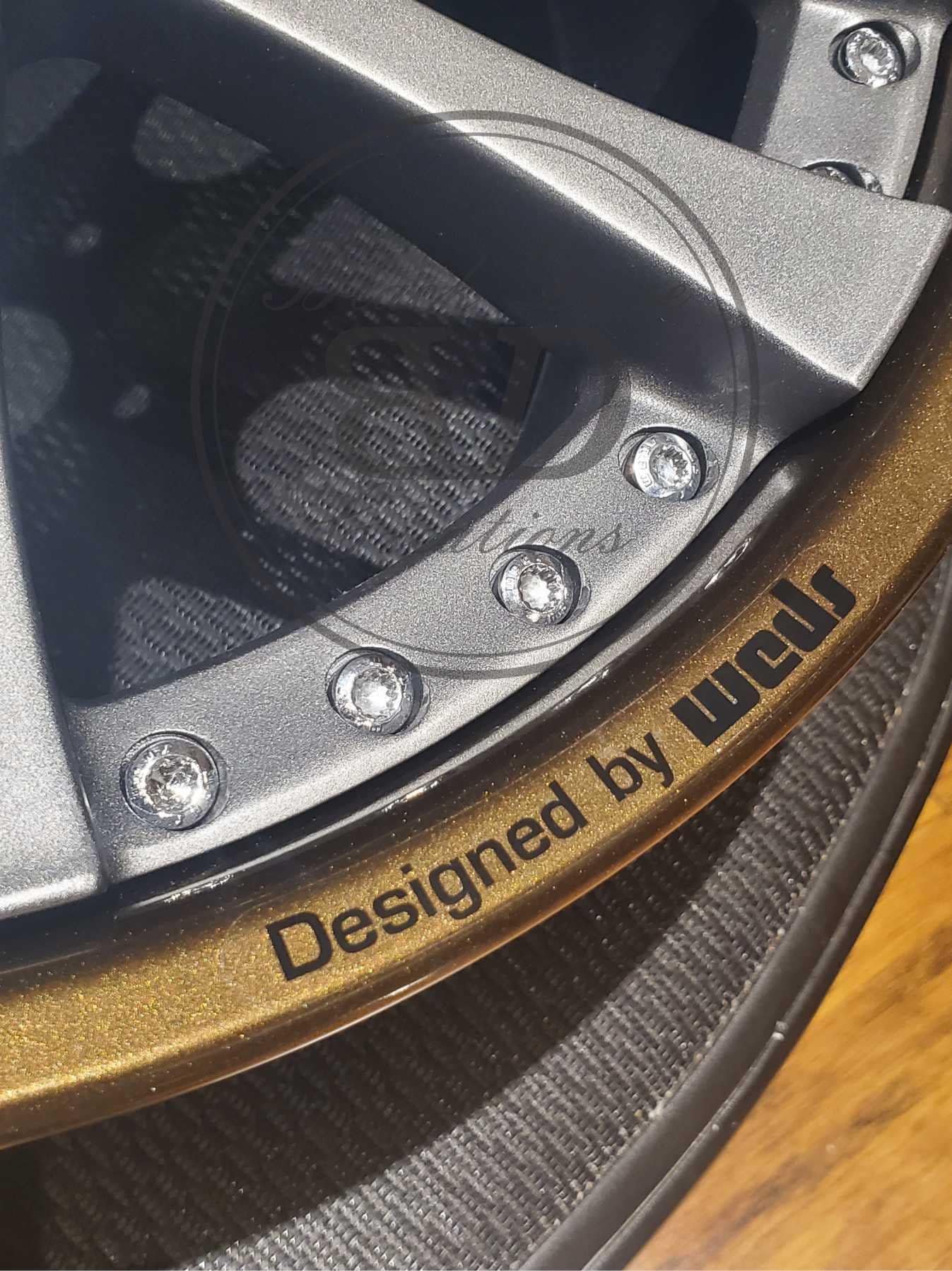 Designed by Weds Clear Vinyl Rim Sticker 5 Pieces. - Etsy