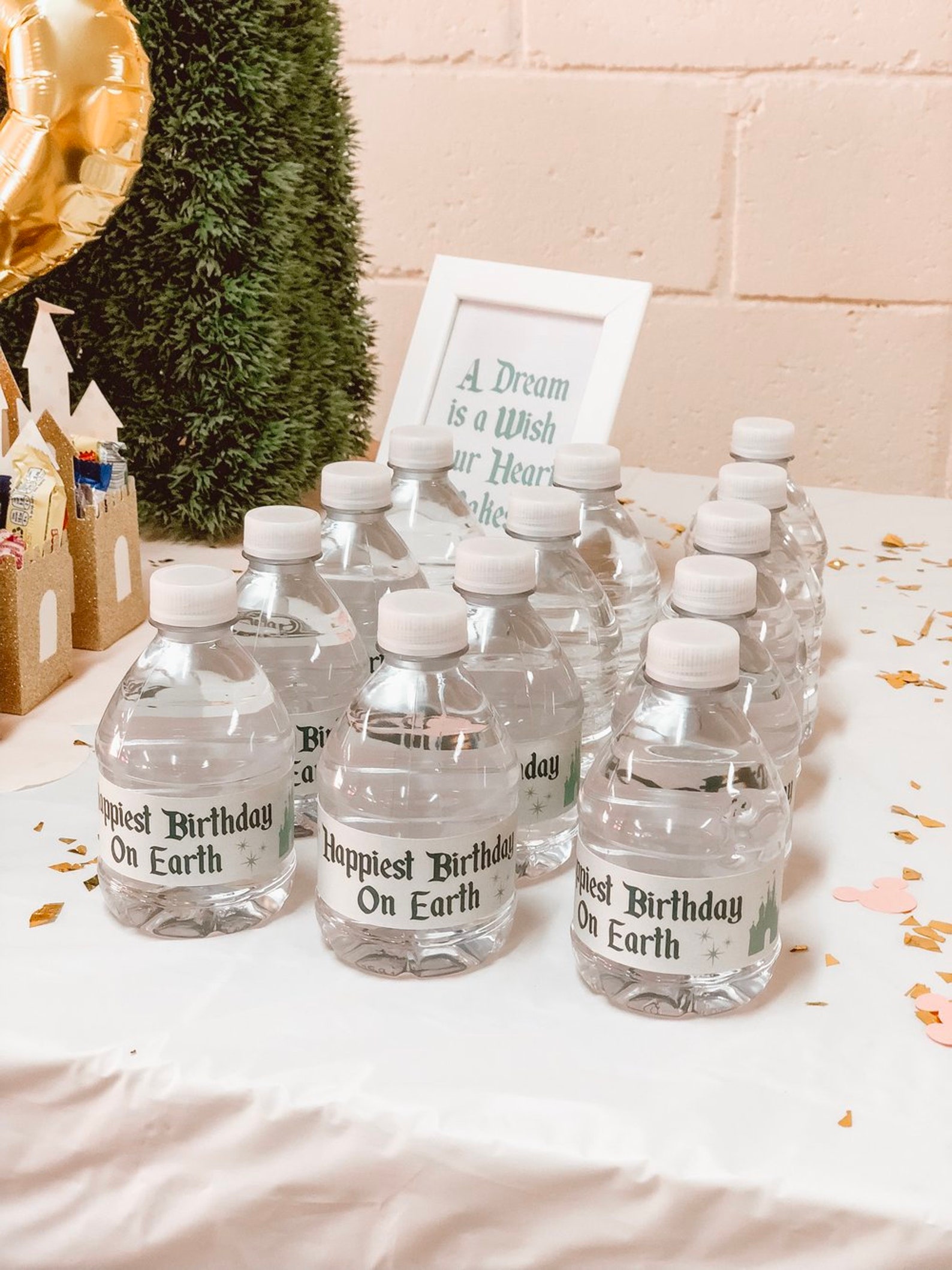 Editable Water Bottles Labels DIGITAL INSTANT DOWNLOAD - Etsy