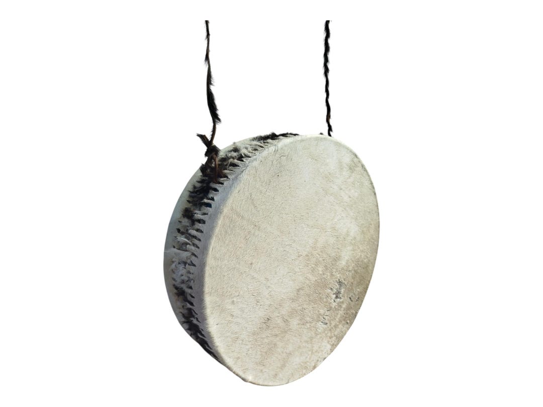 Handmade Cowhide Mini Drum: Kenyan Tribal Art Decor - Etsy