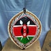 Hand Painted Kenyan Flag Shield: Authentic Tribal Art Wall Decor - Etsy