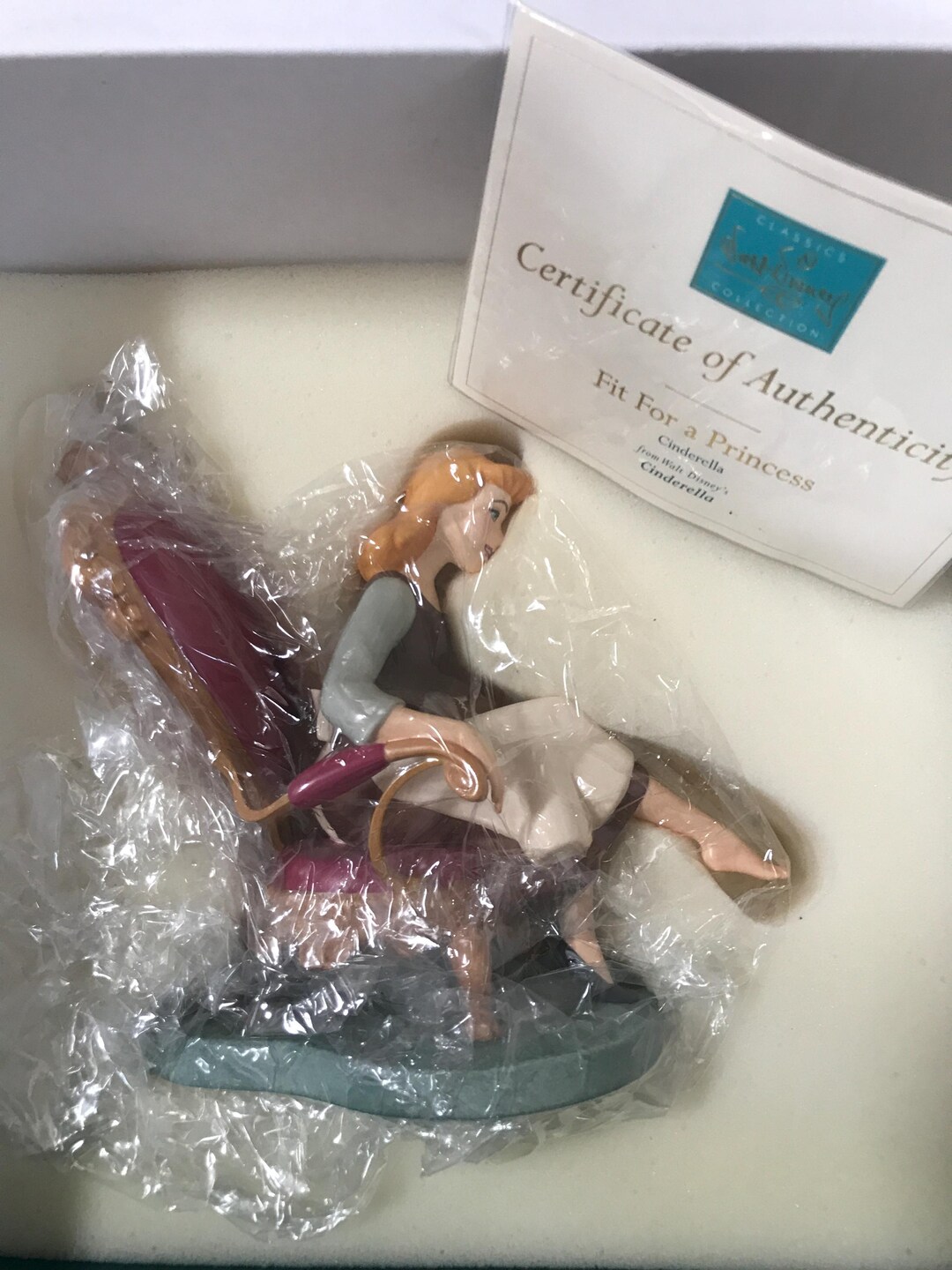 WDCC Cinderella Fit for a Princess Porcelain Figurine - Etsy
