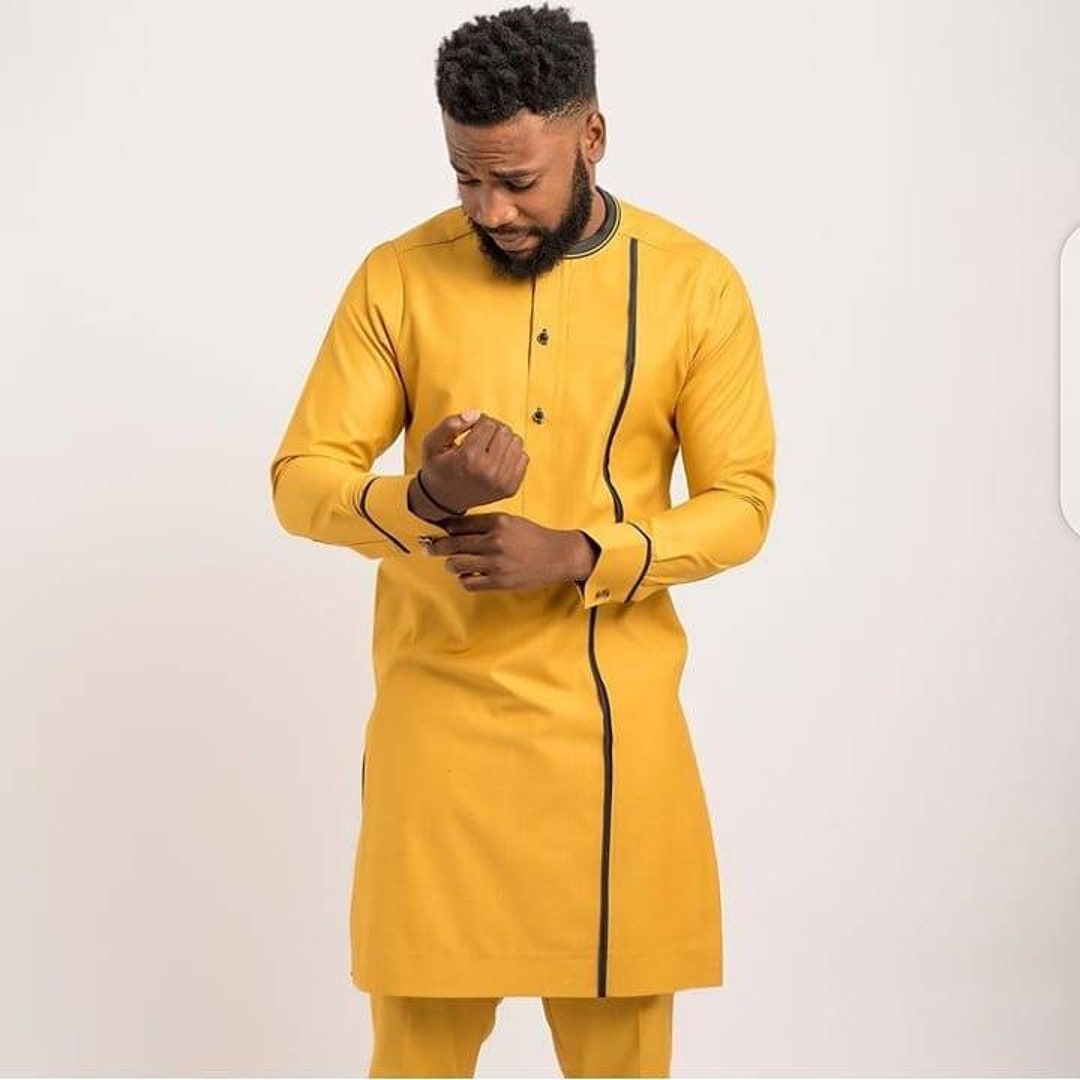 African Wedding Suit, Groomsmen Suit, Groom's Wedding Suit, Men's ...