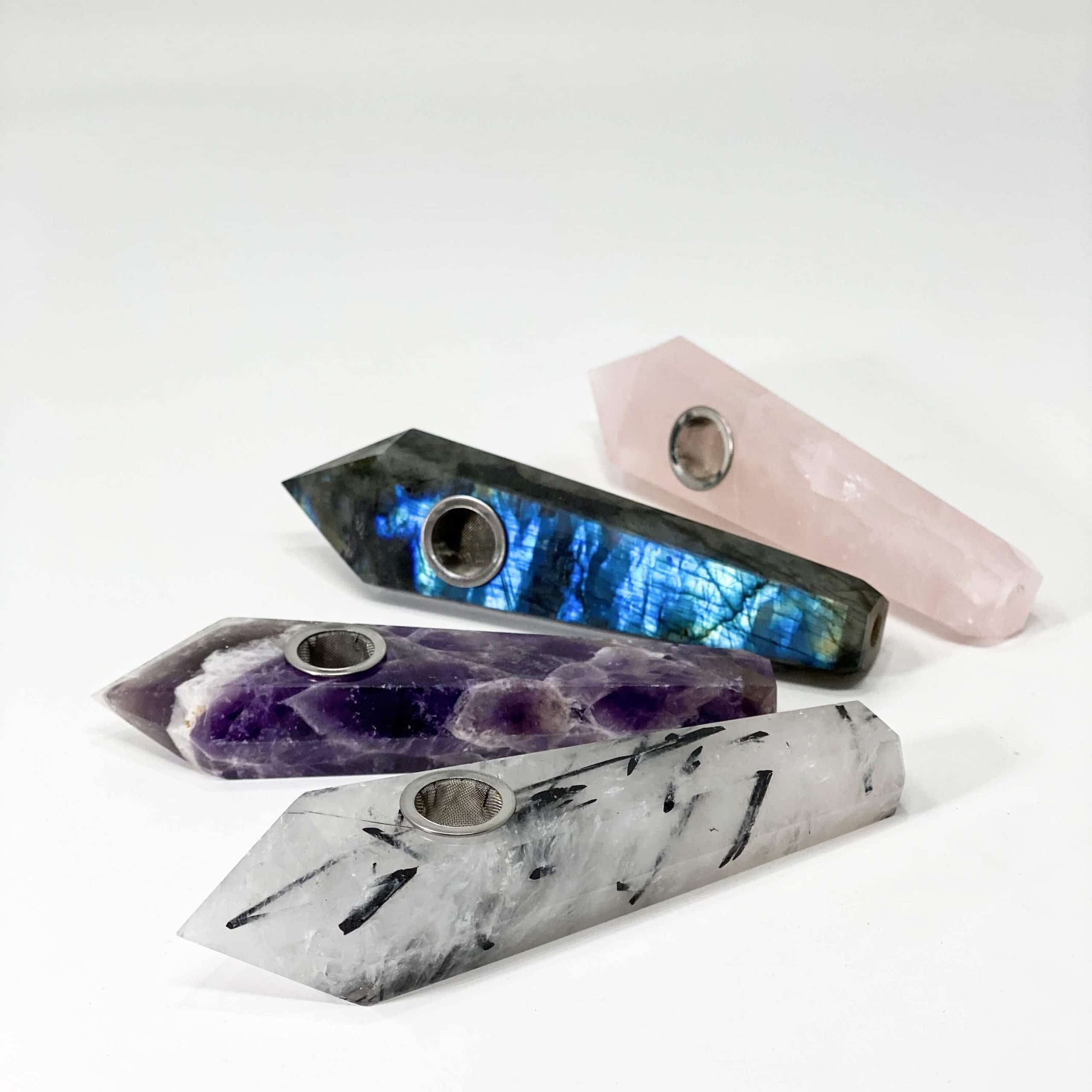 Natural Gemstone Smoking Pipe. - Etsy