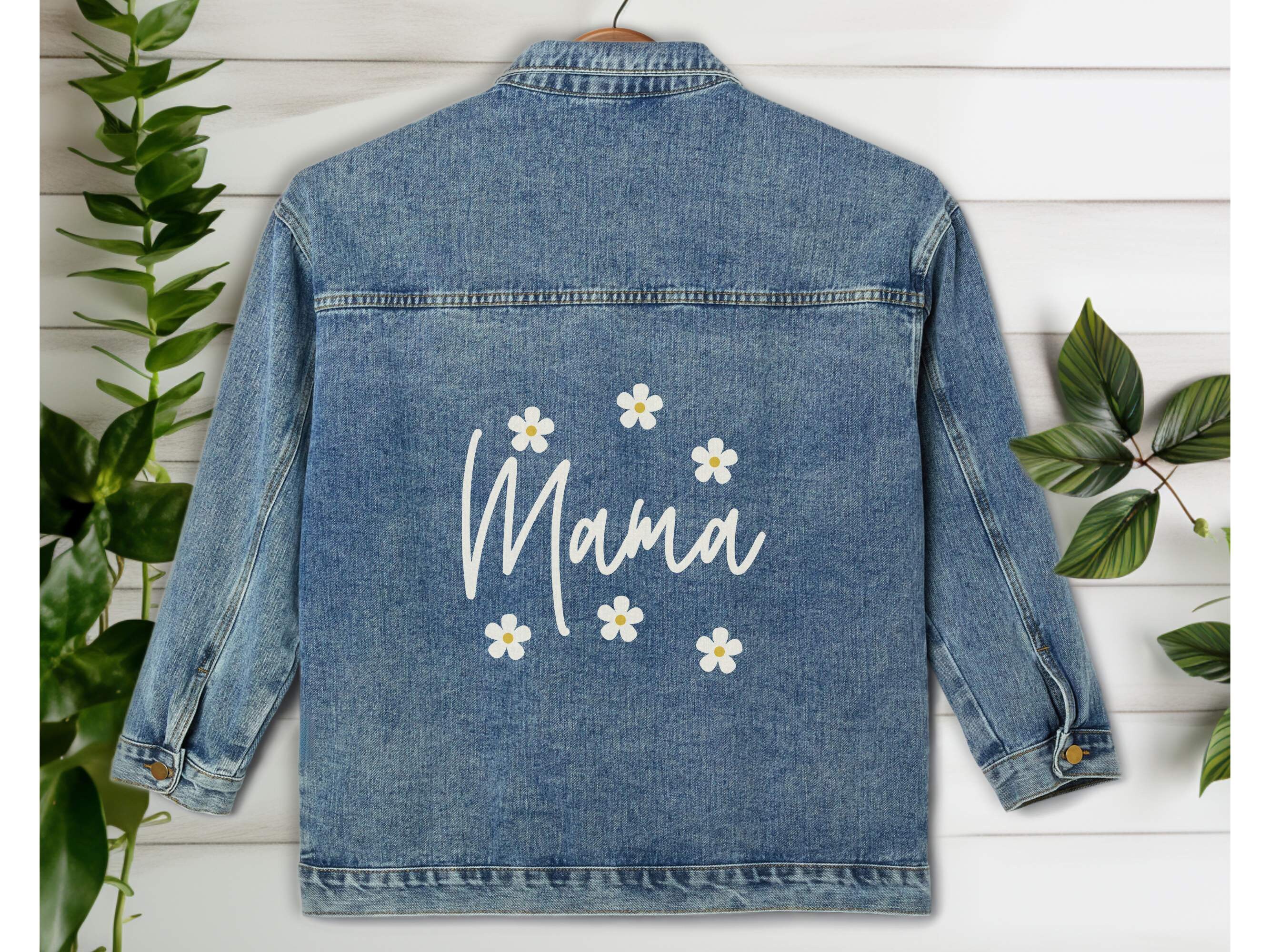 Mama Denim Jacket, Mom Jean Jacket, Gift for New Mom, Mother's Day Gift ...