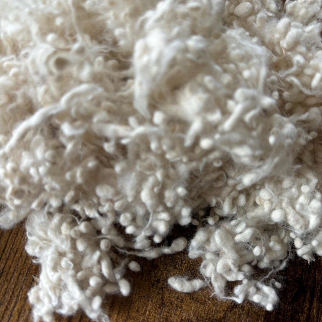 Natural Nepps Felting Wool Texture for Nuno Wet Felted Fiber Arts ...