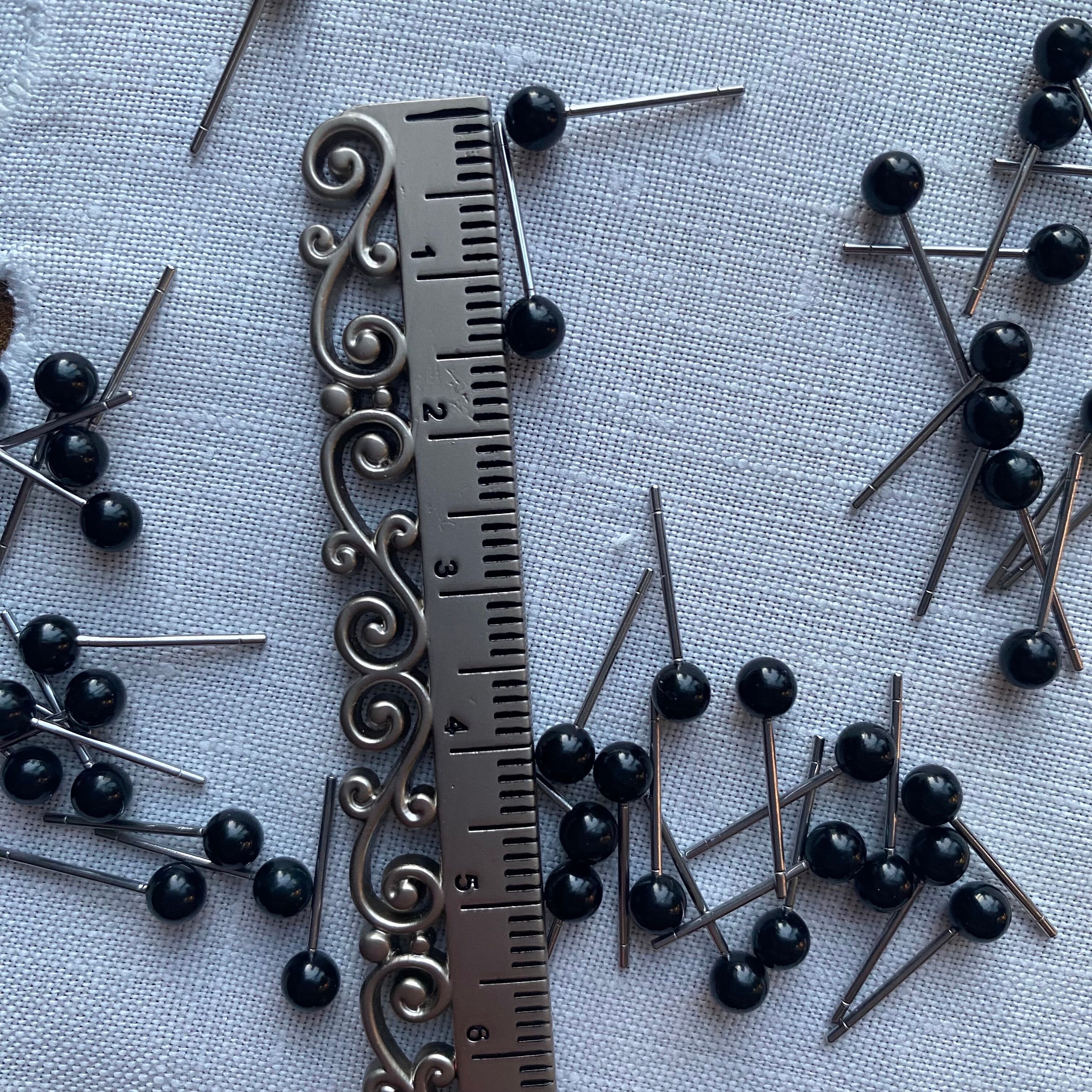 Black Plastic Doll Eyes for Wool Needle Felted Amigurumi Animals ...